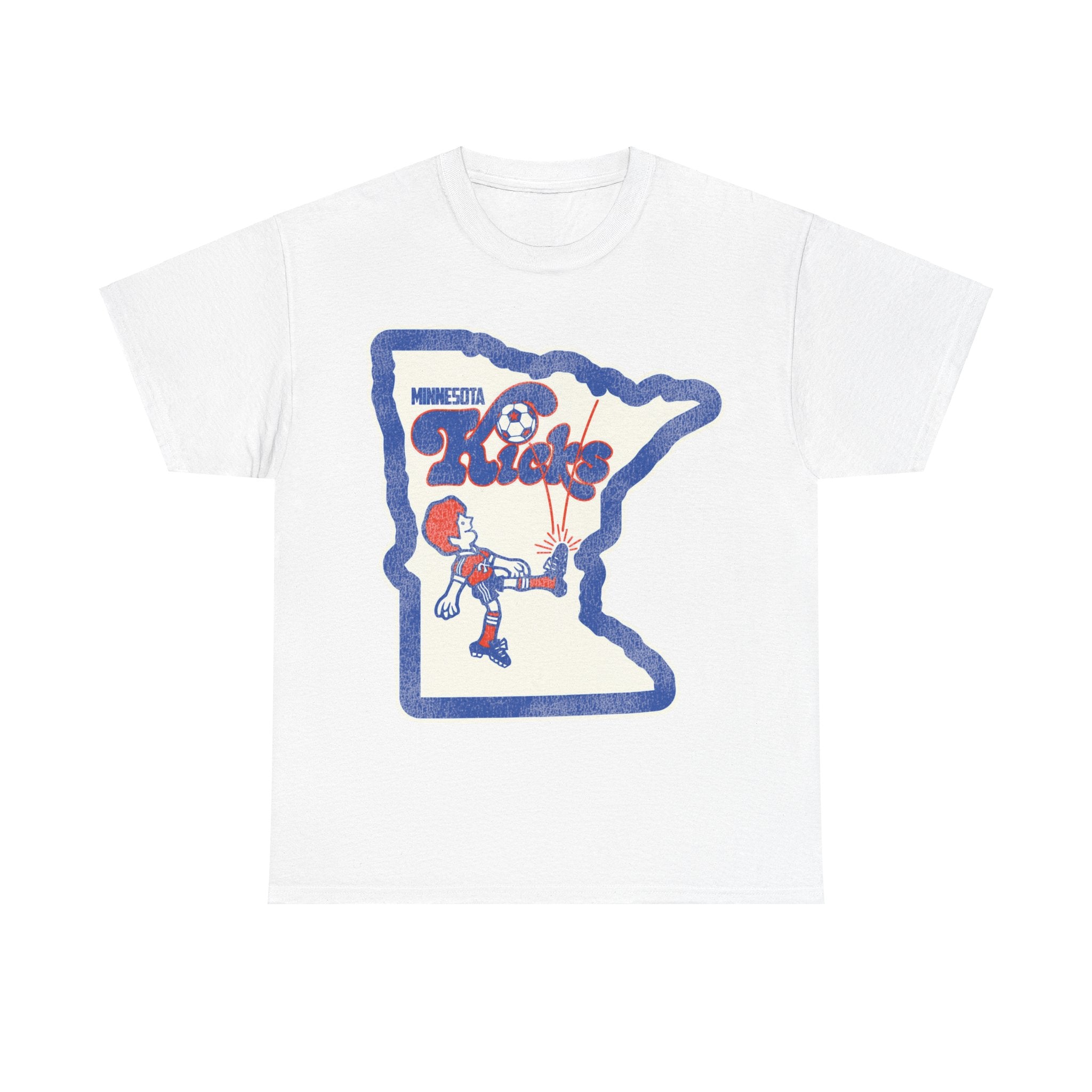 Minnesota Kicks Soccer Team State Retro Nostalgic T-shirt – Fizzled Brands